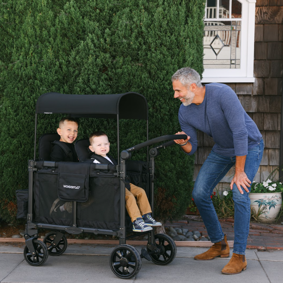 W2 Elite Pro Double Stroller Wagon – Wonderfold - Canada