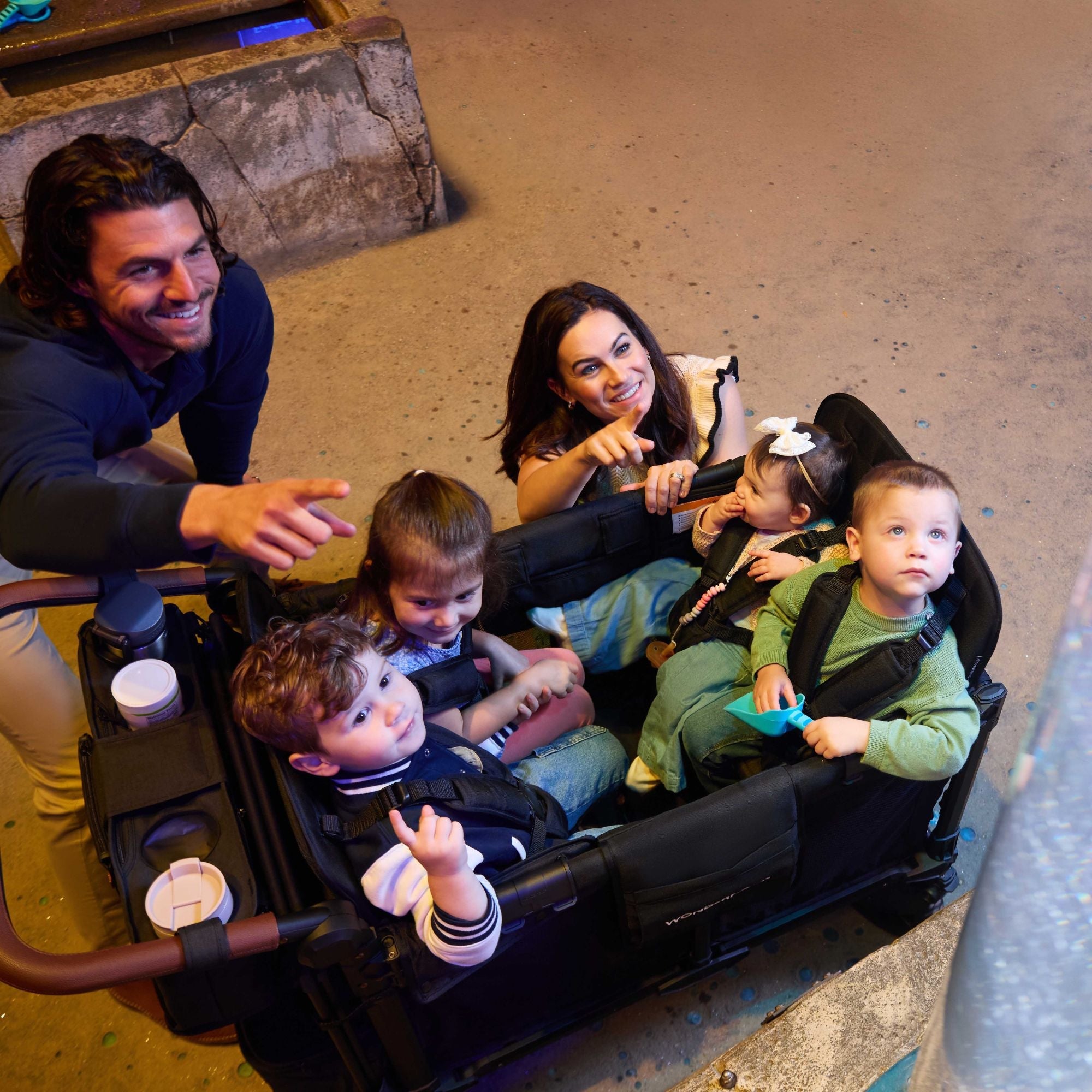 W4 Luxe Pro Quad Stroller Wagon | 4-Seater Kid's Wagon – Wonderfold ...